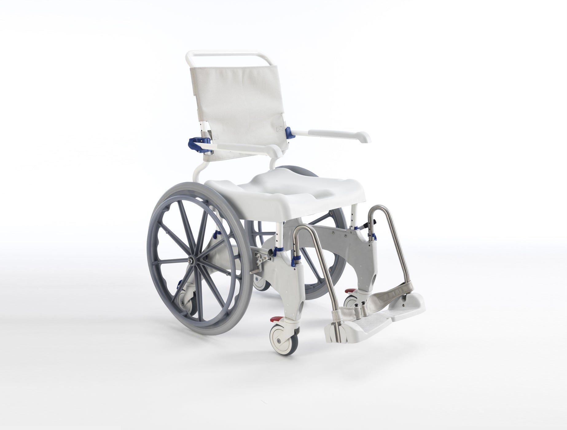 Aquatec Ocean Ergo Commode Self Propelled — Invacare Online NZ